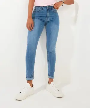 JOE BROWNS Stretch Denim Slim Straight Jeans - Light Blue