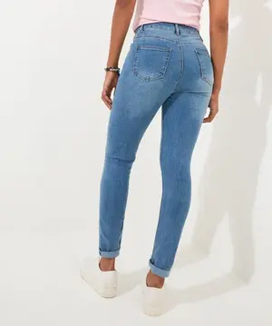 JOE BROWNS Stretch Denim Slim Straight Jeans - Light Blue