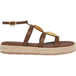 GIANVITO ROSSI Alicudi Espadrille Sandals With Buckle Detail