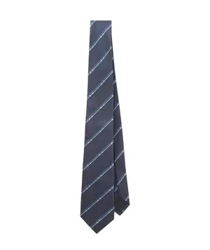 Gucci Striped Silk-twill Neck Tie