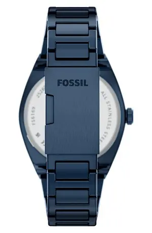 Fossil Everett Stainless Steel Bracelet Watch - Navy