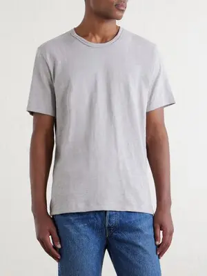Rag & Bone Flame Cotton-jersey T-shirt - Gray