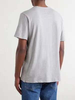 Rag & Bone Flame Cotton-jersey T-shirt - Gray