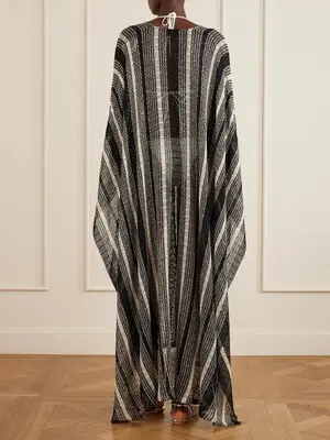 Missoni Sequin-embellished Striped Metallic Cover-up