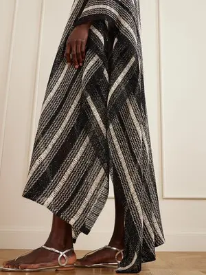 Missoni Sequin-embellished Striped Metallic Cover-up