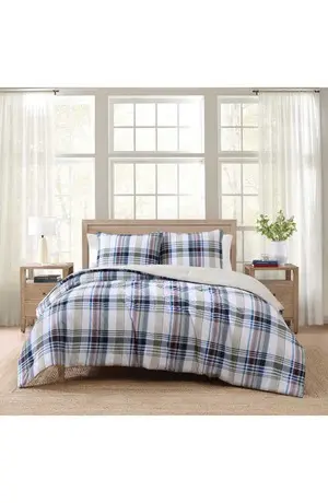 Tommy Hilfiger Waterbury Plaid Duvet Cover & Shams Set