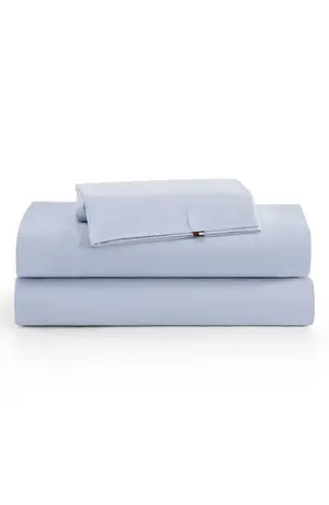 Tommy Hilfiger Performance Cooling Cotton Sheet Set - Light/medium Blue