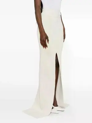 Rick Owens Ribbed Knit Maxi Skirt