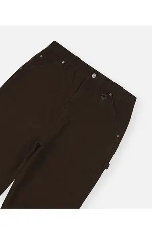 PAPER PLANES Script Logo Cotton Canvas Carpenter Pants