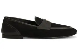 Dolce & Gabbana Split Calfskin Slipper - Black