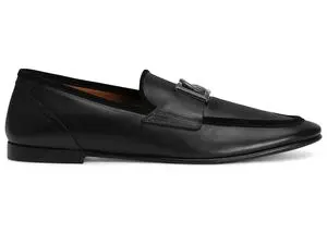 Dolce & Gabbana Erice Logo Plaque Loafers - Black