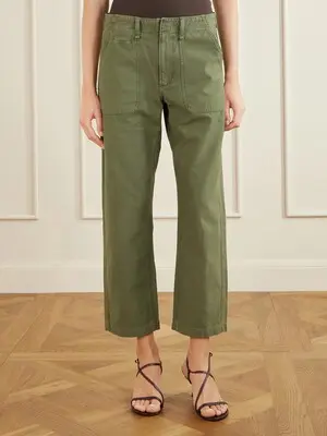 Citizens Of Humanity Winslow Utility Cotton Straight-leg Pants - Green
