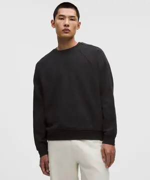 Lululemon French Terry Crewneck Sweatshirt - Black