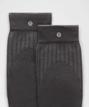 Lululemon Power Stride Knee-high Socks - Black/graphite Grey