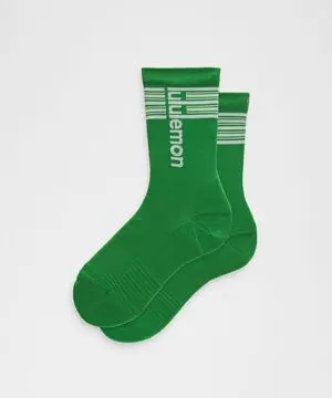 Lululemon Lululemon Power Stride Crew Socks Chameleon/white