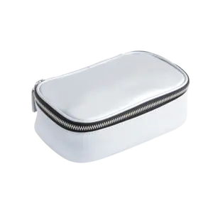 ROYCE NEW YORK Tech Accessory Cord Organizer Case - Silver