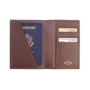 ROYCE NEW YORK Rfid Blocking Passport Travel Organizer - Coco