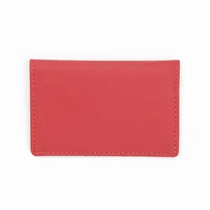 ROYCE NEW YORK Compact Id Card Case - Red