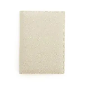 ROYCE NEW YORK RFID Blocking Passport Cover With Card Slots Taupe