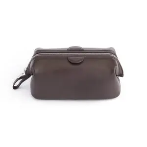 ROYCE NEW YORK Classic Toiletry Bag Dopp Kit - Coco