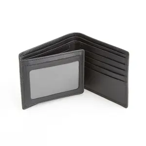 ROYCE NEW YORK Rfid Blocking Bifold Wallet - Black