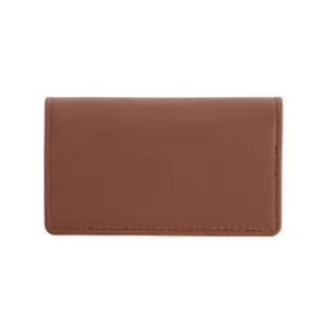 ROYCE NEW YORK Business Card Case - Tan