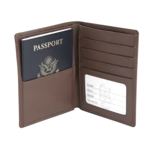 ROYCE NEW YORK Rfid Blocking Passport Travel Wallet - Coco