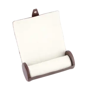 ROYCE NEW YORK Suede Lined Travel Watch Roll For 3 Watches - Coco
