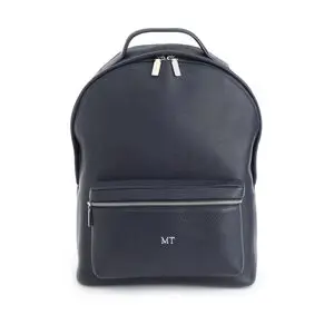 ROYCE NEW YORK ROYCE New York Executive Leather 13" Laptop Backpack Blue