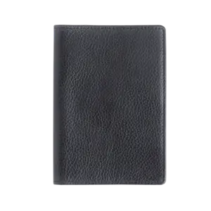 ROYCE NEW YORK Rfid Blocking Passport Case In Smooth Nappa Leather - Black