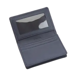 ROYCE NEW YORK Business Card Holder - Blue