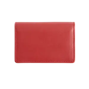 ROYCE NEW YORK Business Card Holder - Red