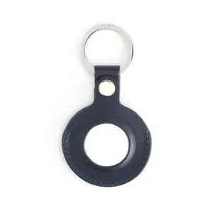 ROYCE NEW YORK Air Tag Holder Key Chain - Blue
