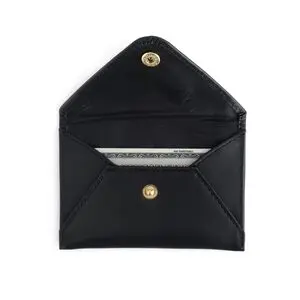 ROYCE NEW YORK Envelope Card Holder Black
