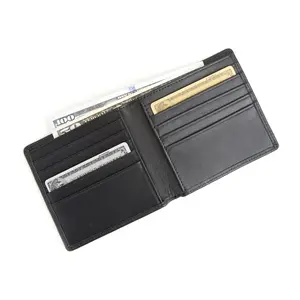 ROYCE NEW YORK Rfid Blocking Bifold Wallet - Black