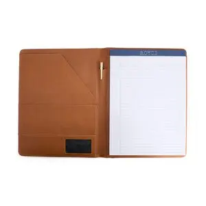 ROYCE NEW YORK Executive Writing Portfolio Organizer Tan