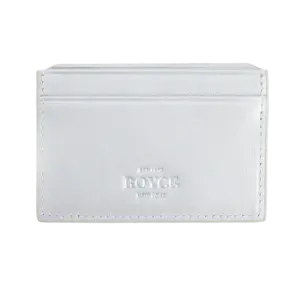 ROYCE NEW YORK Rfid Blocking Credit Card Case - Silver