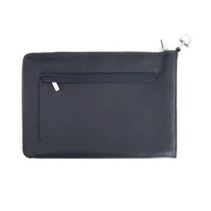 ROYCE NEW YORK Zippered Portfolio Organizer - Blue