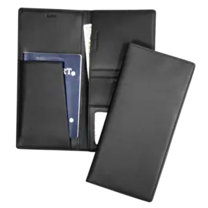 ROYCE NEW YORK Rfid Blocking Travel Organizer - Black