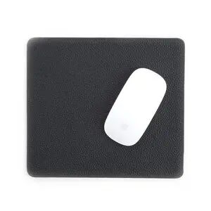 ROYCE NEW YORK Pebble Grain Leather Mousepad - Black
