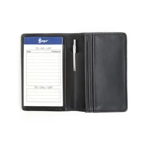 ROYCE NEW YORK Note Jotter Organizer Wallet - Black