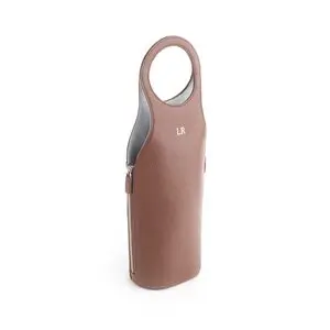 ROYCE NEW YORK Leather Wine And Champagne Bottle Tote Bag - Blue