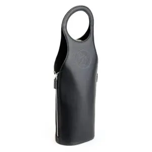 ROYCE NEW YORK Leather Wine And Champagne Bottle Tote Bag - Blue