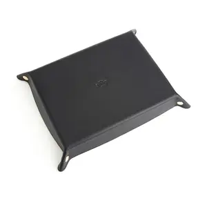 ROYCE NEW YORK Large Catchall Valet Tray - Red