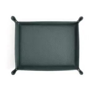 ROYCE NEW YORK Large Catchall Valet Tray - Red