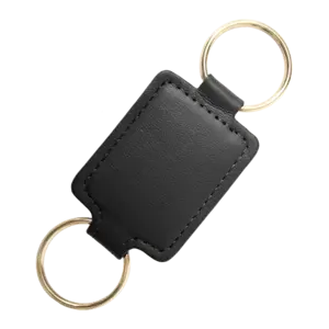ROYCE NEW YORK Valet Double Key Fob - Black