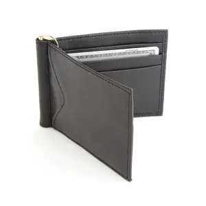 ROYCE NEW YORK RFID Blocking Money Clip Wallet Black