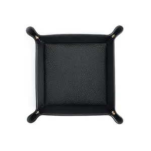 ROYCE NEW YORK Catchall Valet Tray - Black Pebble