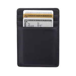 ROYCE NEW YORK Rfid Blocking Magnetic Money Clip - Black