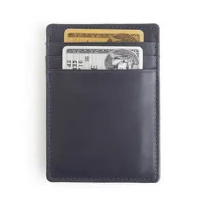 ROYCE NEW YORK Rfid Blocking Magnetic Money Clip - Blue